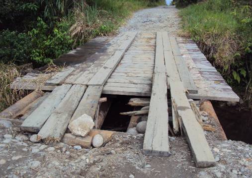 Puente de Siberia (Orito), un gran peligro - MiPutumayo Noticias