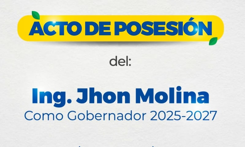 Este sábado 8 de marzo se realizará el acto de posesión del ingeniero ...
