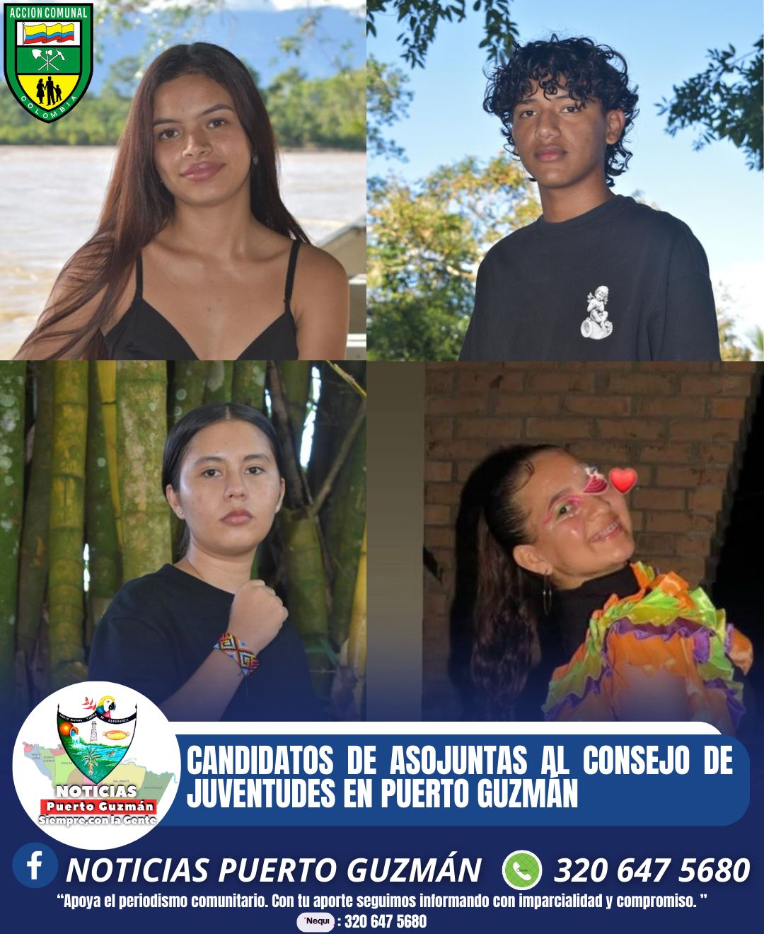 Asojuntas presenta su lista para el Consejo de Juventudes en Puerto Guzmán - MiPutumayo Noticias
